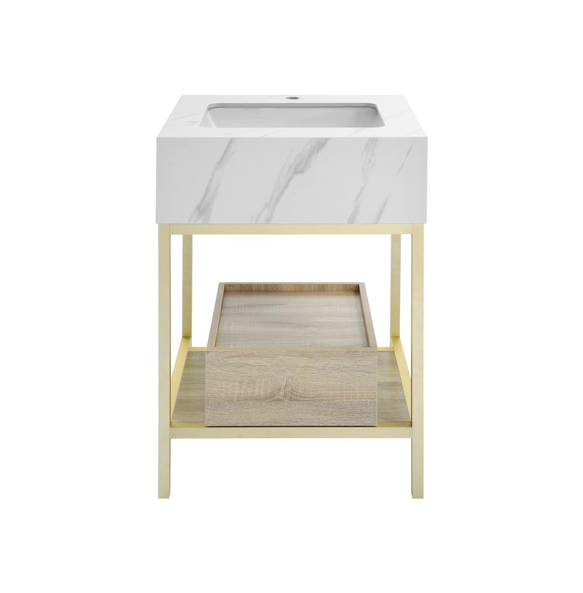 Click here for Swiss Madison Beau 24" Open Shelf Natural Oak... prices