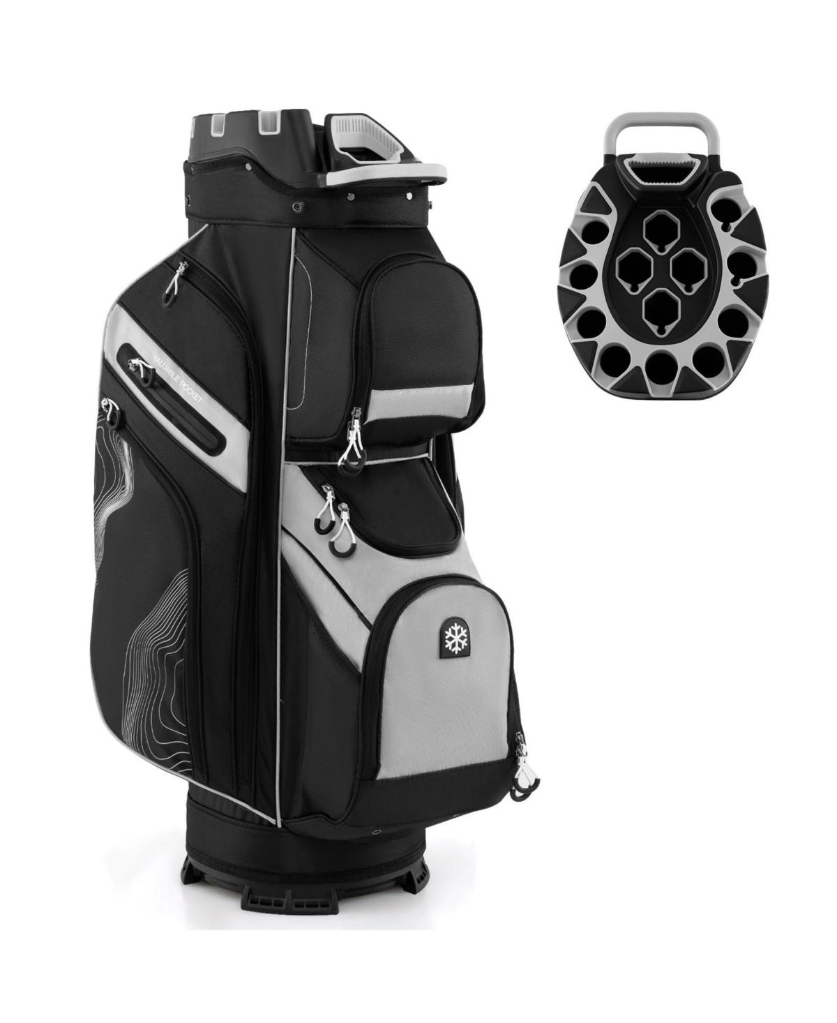 Click here for Molded Lock Top Golf Cart Bag with 14-Way Full Len... prices