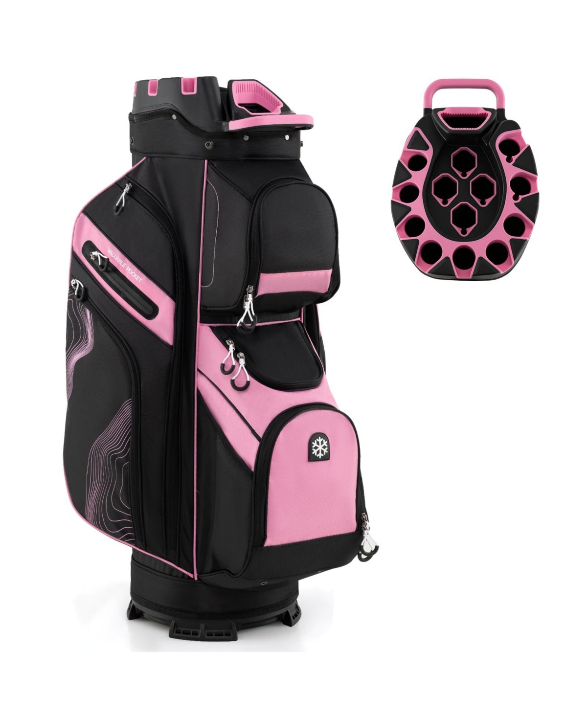 Click here for Molded Lock Top Golf Cart Bag with 14-Way Full Len... prices