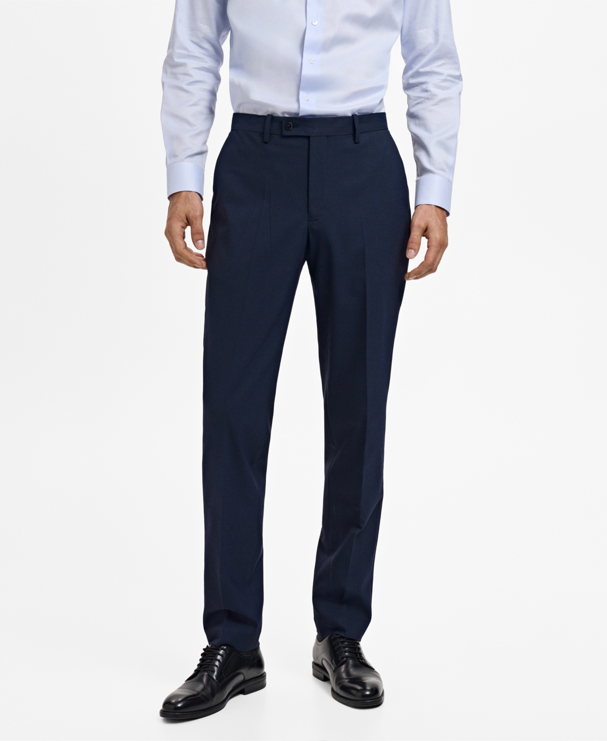 Click here for Mango Mens Monaco Slim-Fit Suit Pants - Navy prices