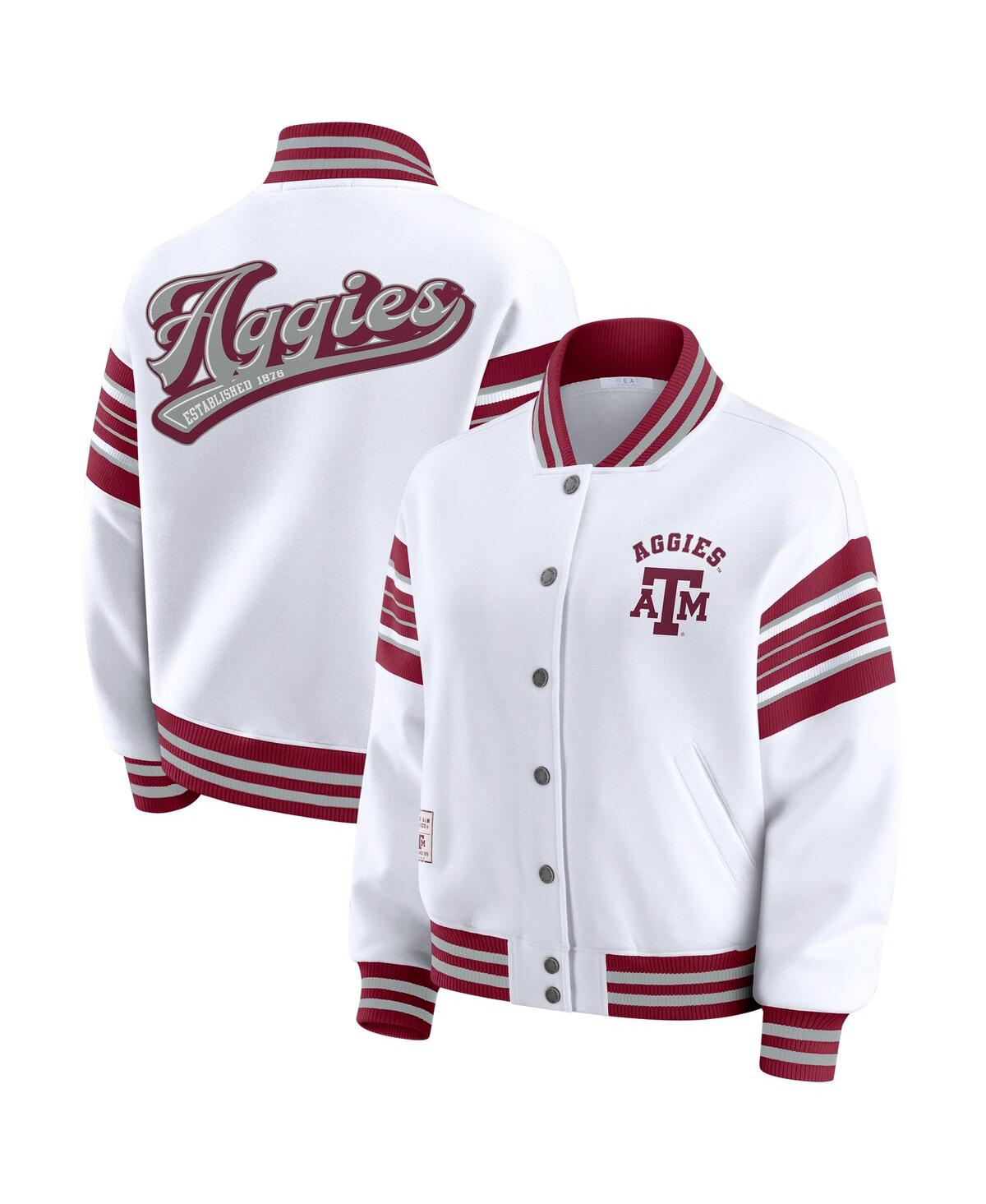 Click here for Wear by Erin Andrews Womens White/Maroon Texas A&M... prices