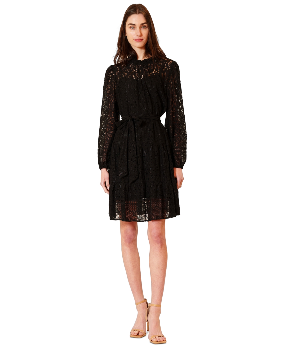 Click here for julia jordan Womens Mock Neck Short Dress - Black prices