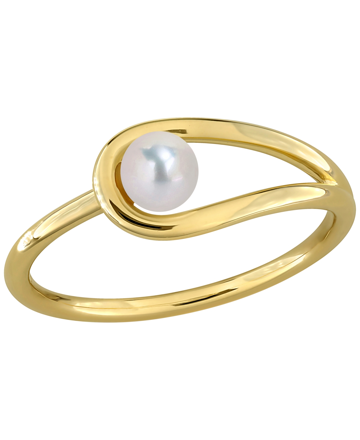 Click here for Macys Cultured Freshwater Pearl Ring (4-4.5mm) in... prices