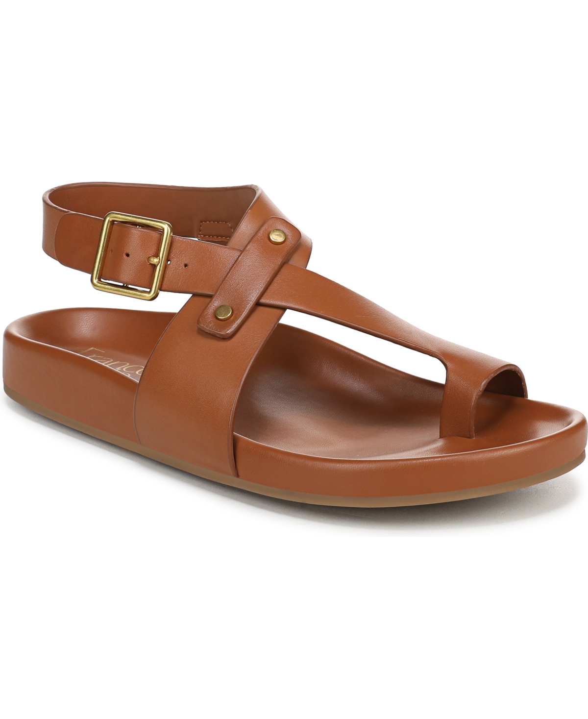 Click here for Franco Sarto Womens Blair Toe Loop Round Toe Flat... prices