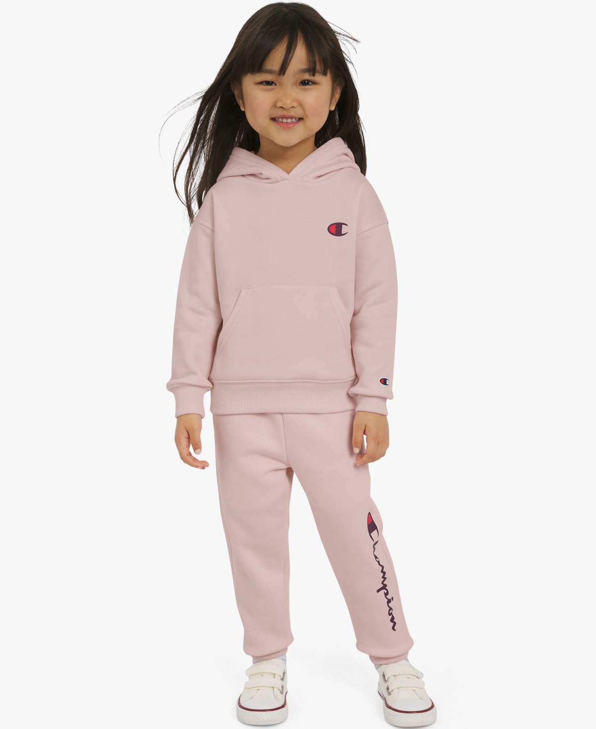 Click here for Champion Toddler Girls 2-Piece Pull-On Hoodie and... prices