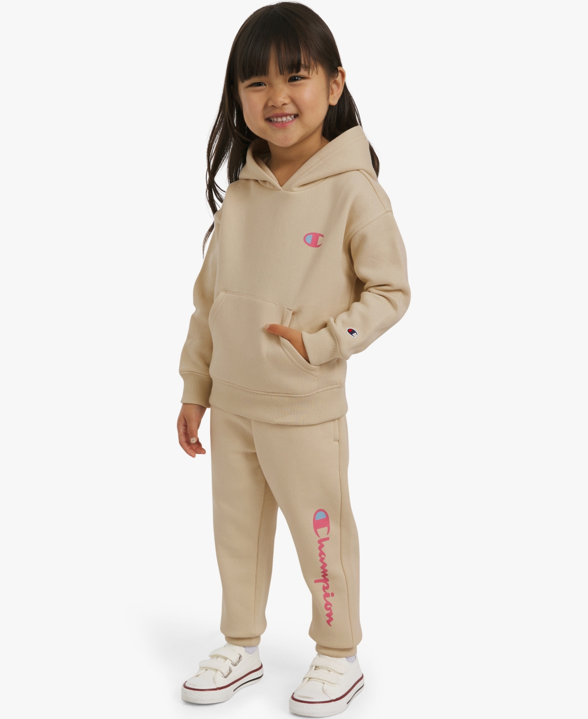Click here for Champion Toddler Girls 2-Piece Pull-On Hoodie and... prices