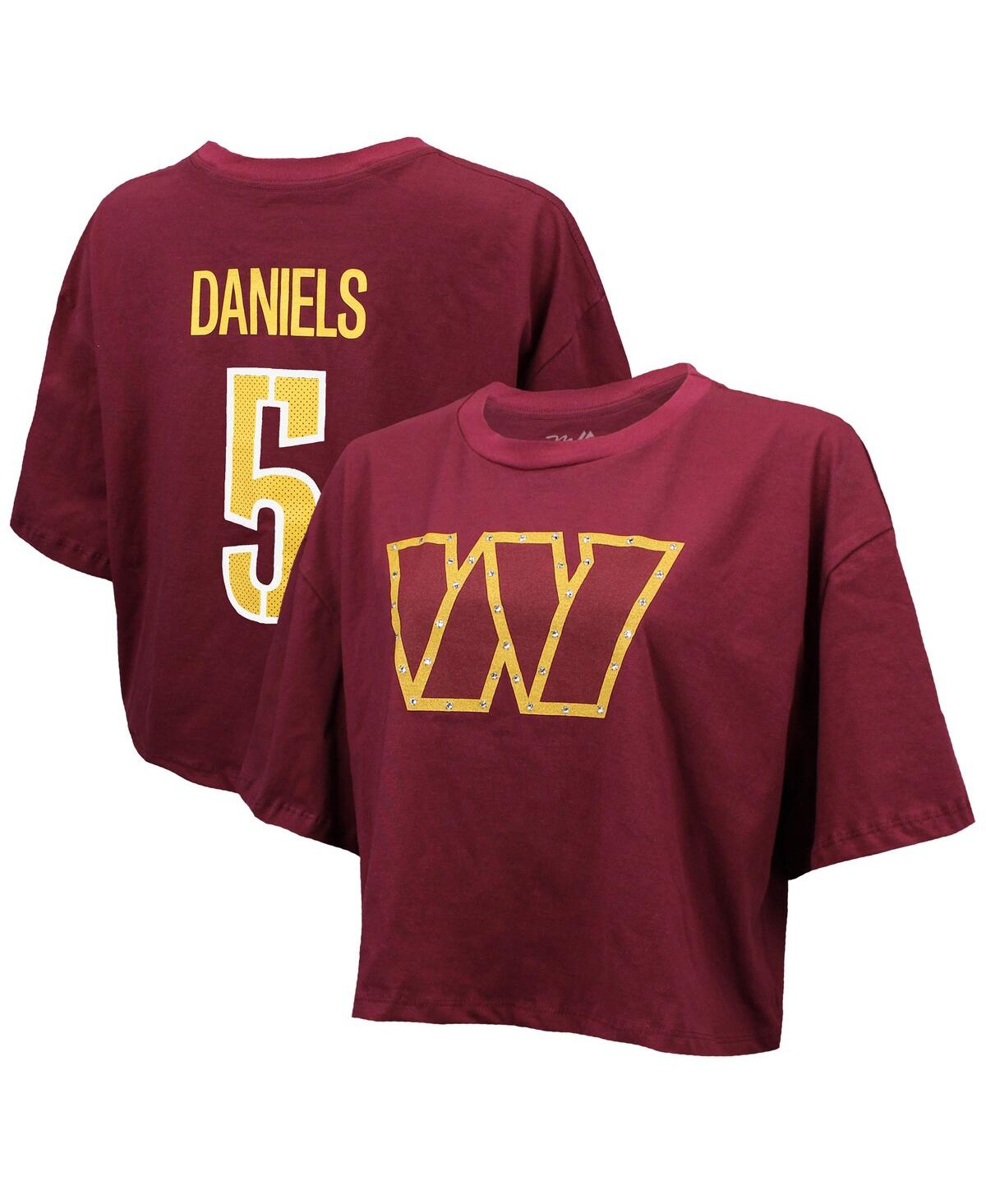 Click here for Majestic Threads Womens Jayden Daniels Burgundy Wa... prices