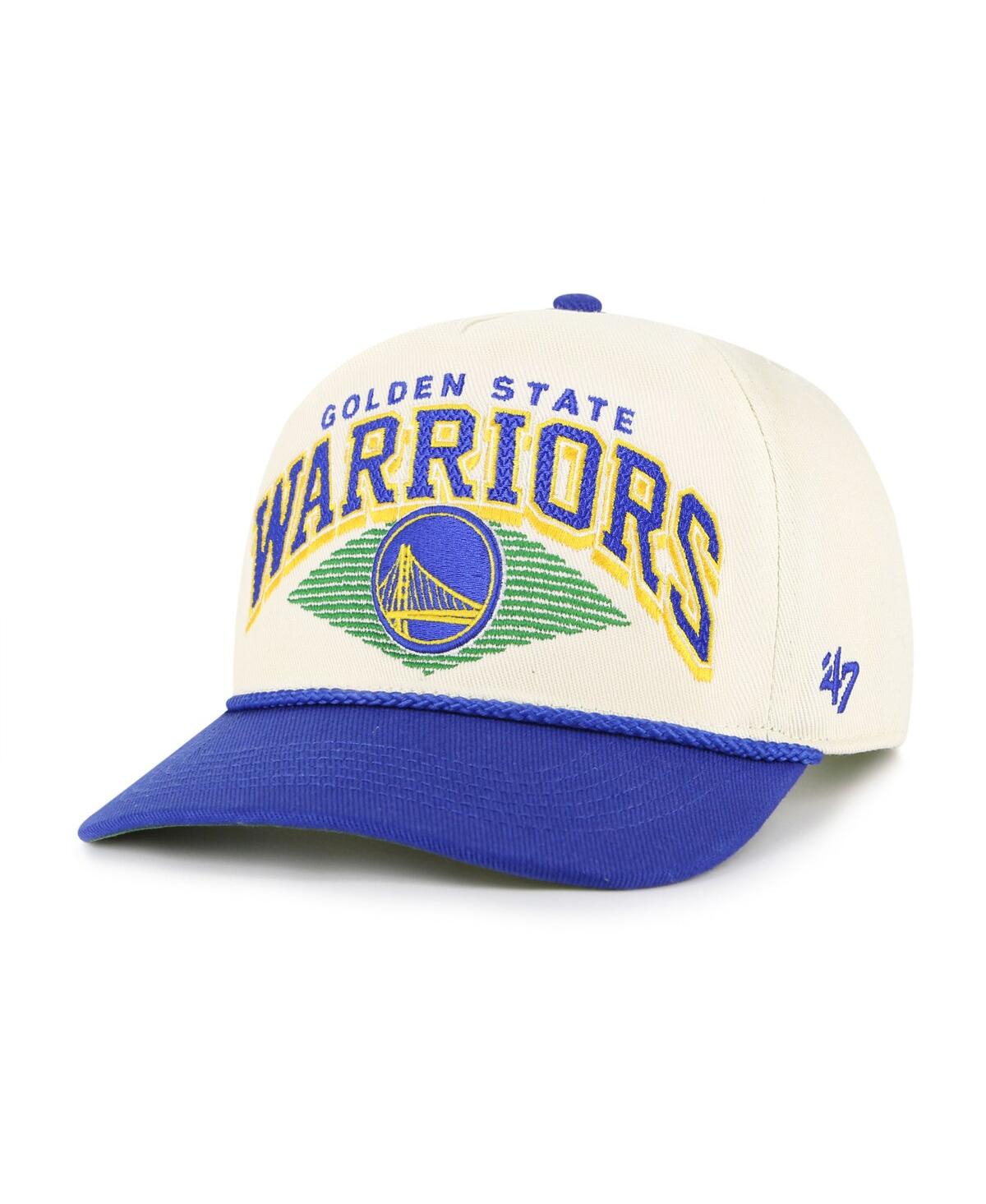 Click here for 47 Brand Mens Cream/Royal Golden State Warriors Po... prices