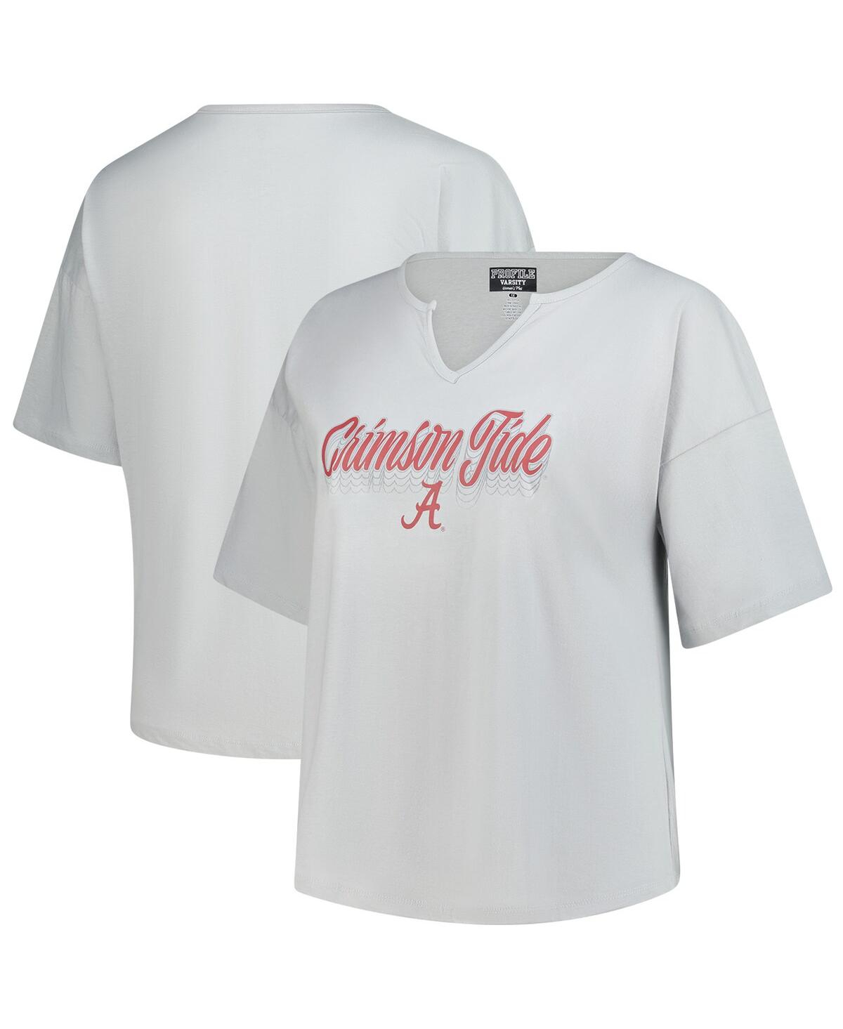 Click here for Fanatics Womens Gray Alabama Crimson Tide Plus Siz... prices
