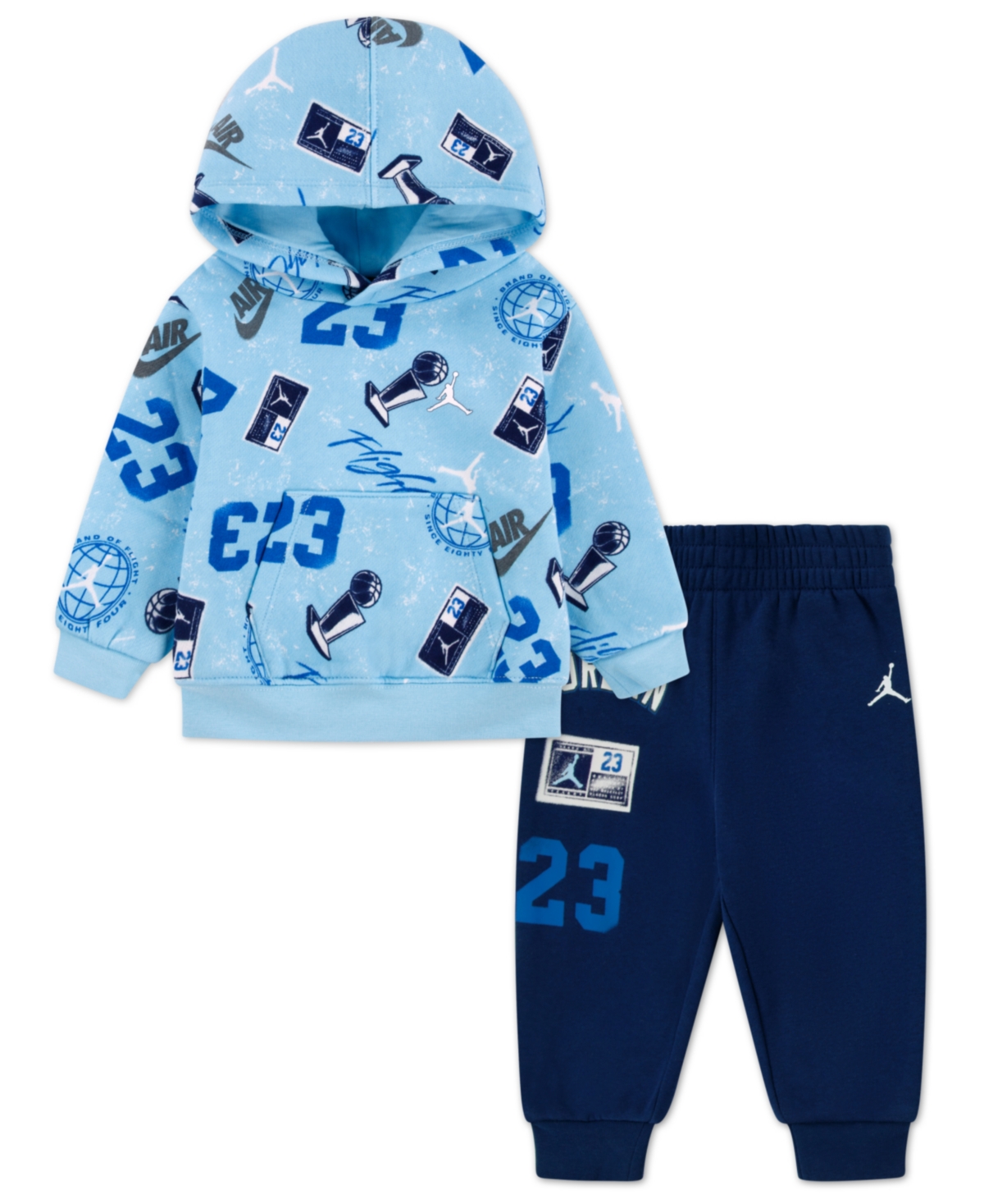 Click here for Jordan Baby Boys Street Champ Pull-On Hoodie and J... prices