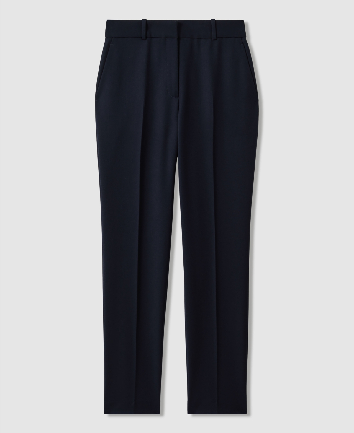 Click here for Reiss Womens Gabi Slim-Fit Suit Pants - Navy prices