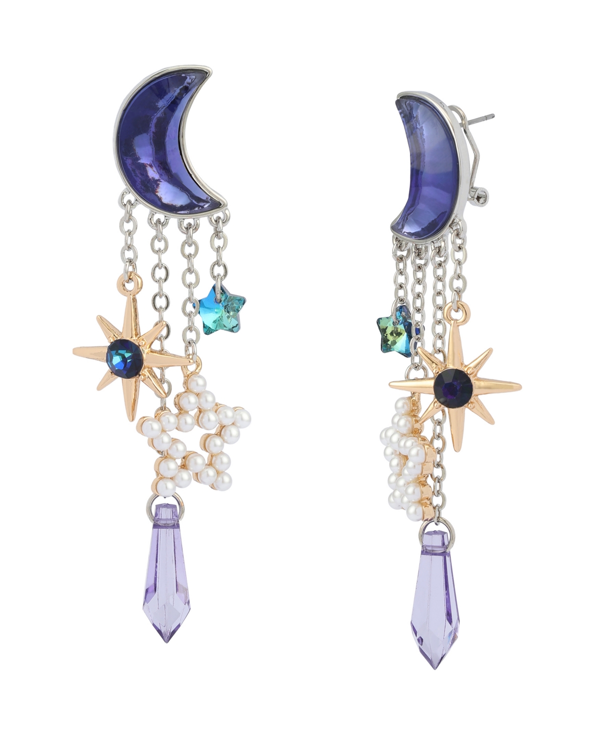 Click here for Betsey Johnson Faux Stone Celestial Soiree Star Mo... prices