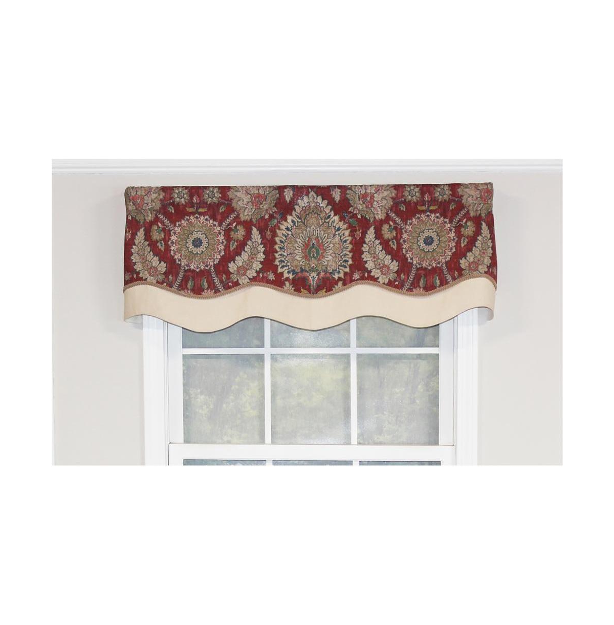 Click here for Rlf Home Wakeshire Glory Valance Indigo. 3 Rod Poc... prices