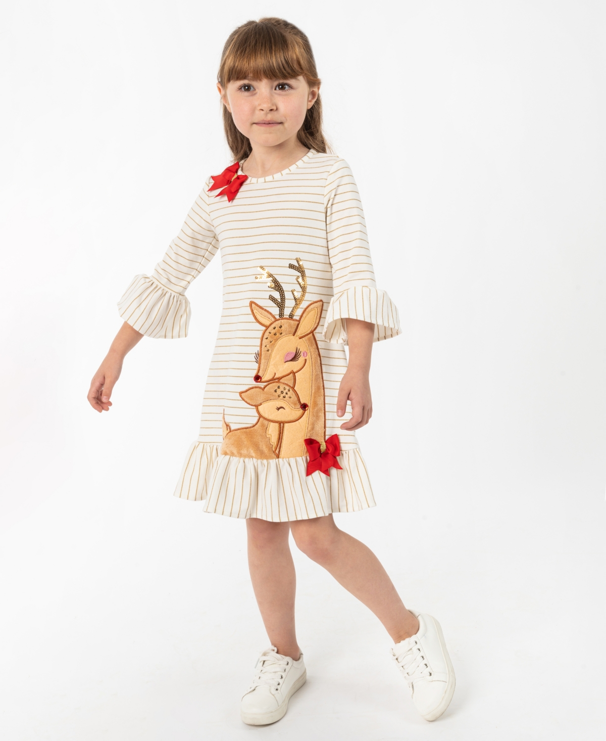 Click here for Rare Editions Girls 2T-6X Round Neck Sequin Stripe... prices