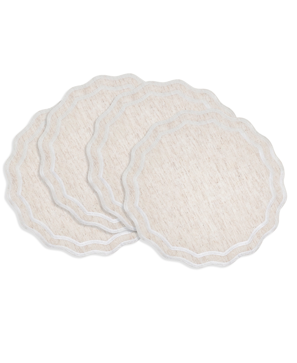 Click here for Saro Lifestyle Eco Scallop Border Placemat  Set of... prices