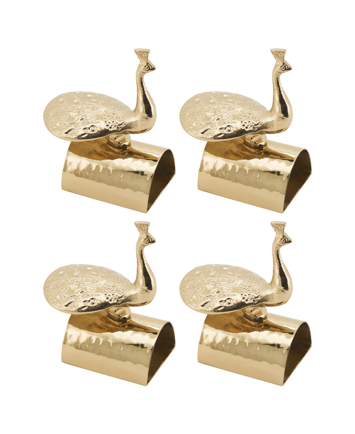 Click here for Saro Lifestyle Gilded Peacock Napkin Ring  Set of... prices