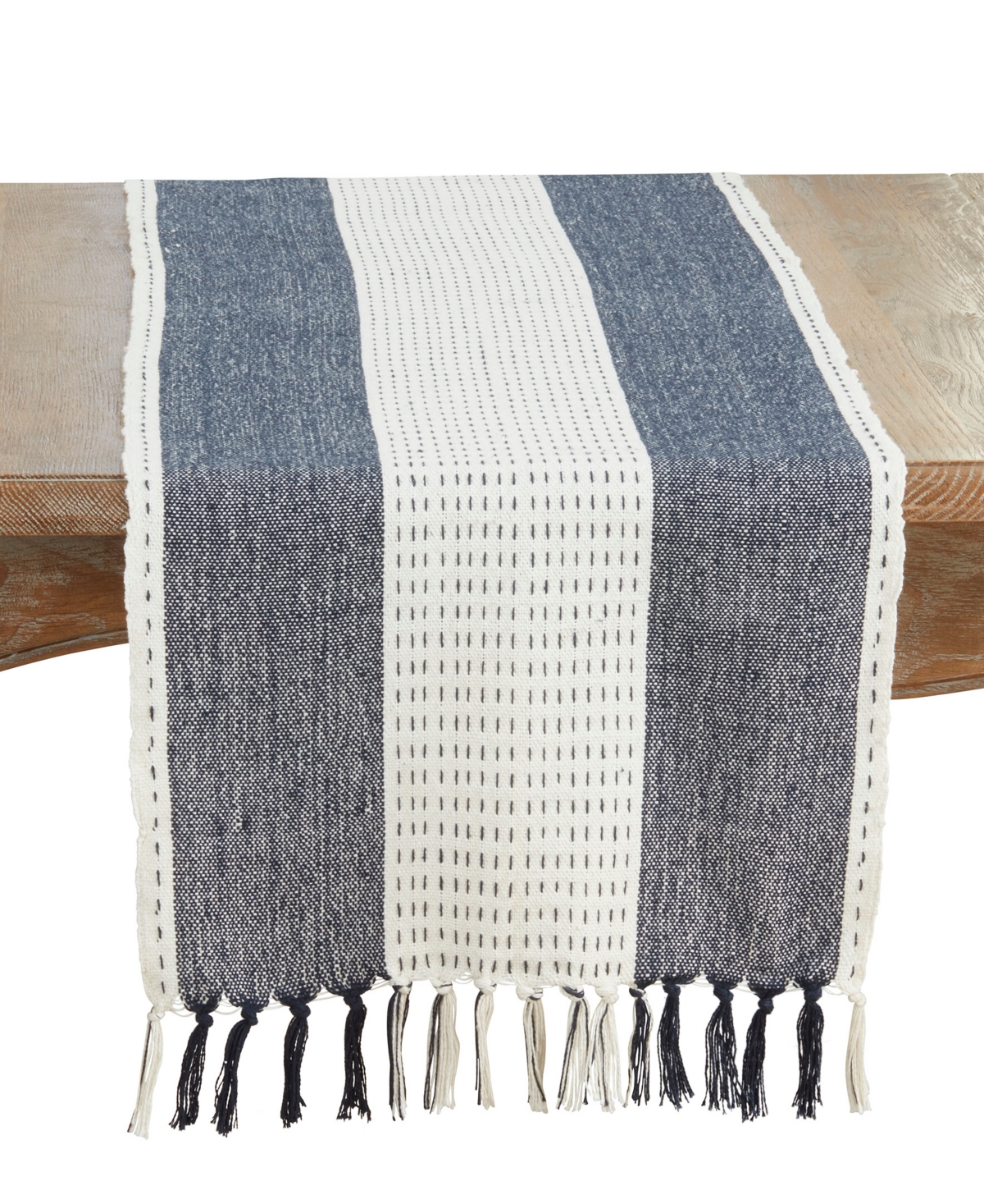 Click here for Saro Lifestyle Stitched Banded Table Runner  16 x... prices