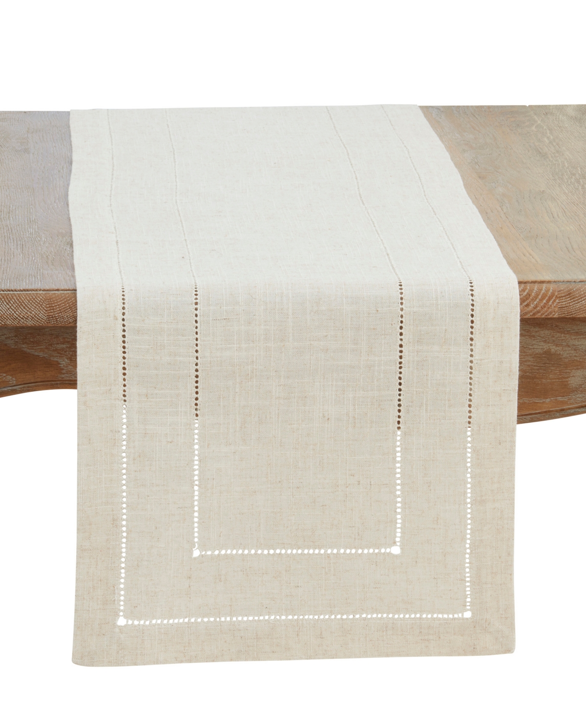 Click here for Saro Lifestyle Linen Blend Toscana Double Hemstitc... prices