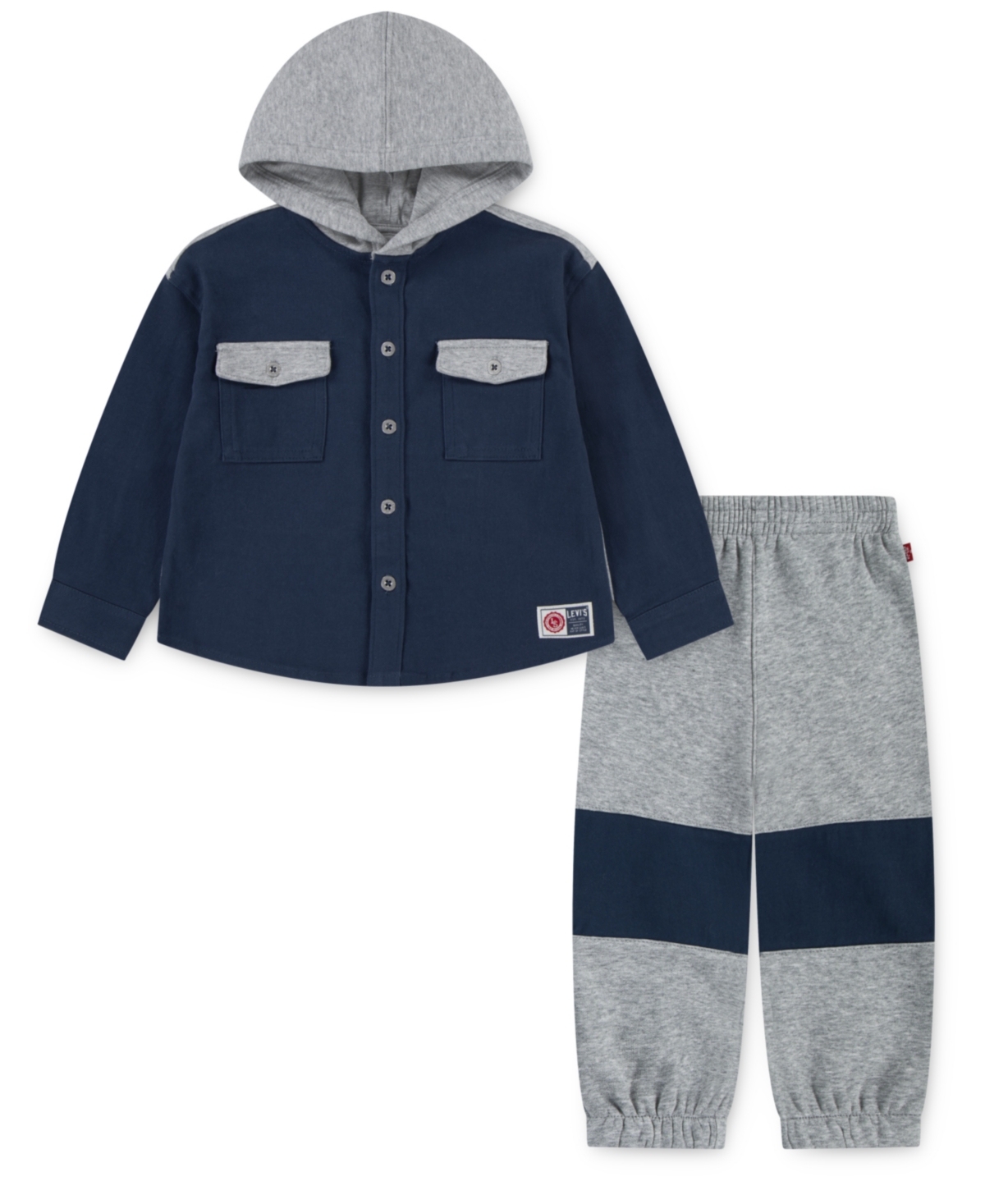Click here for Levis Baby Boys Hooded Shacket and Jogger Pants  2... prices