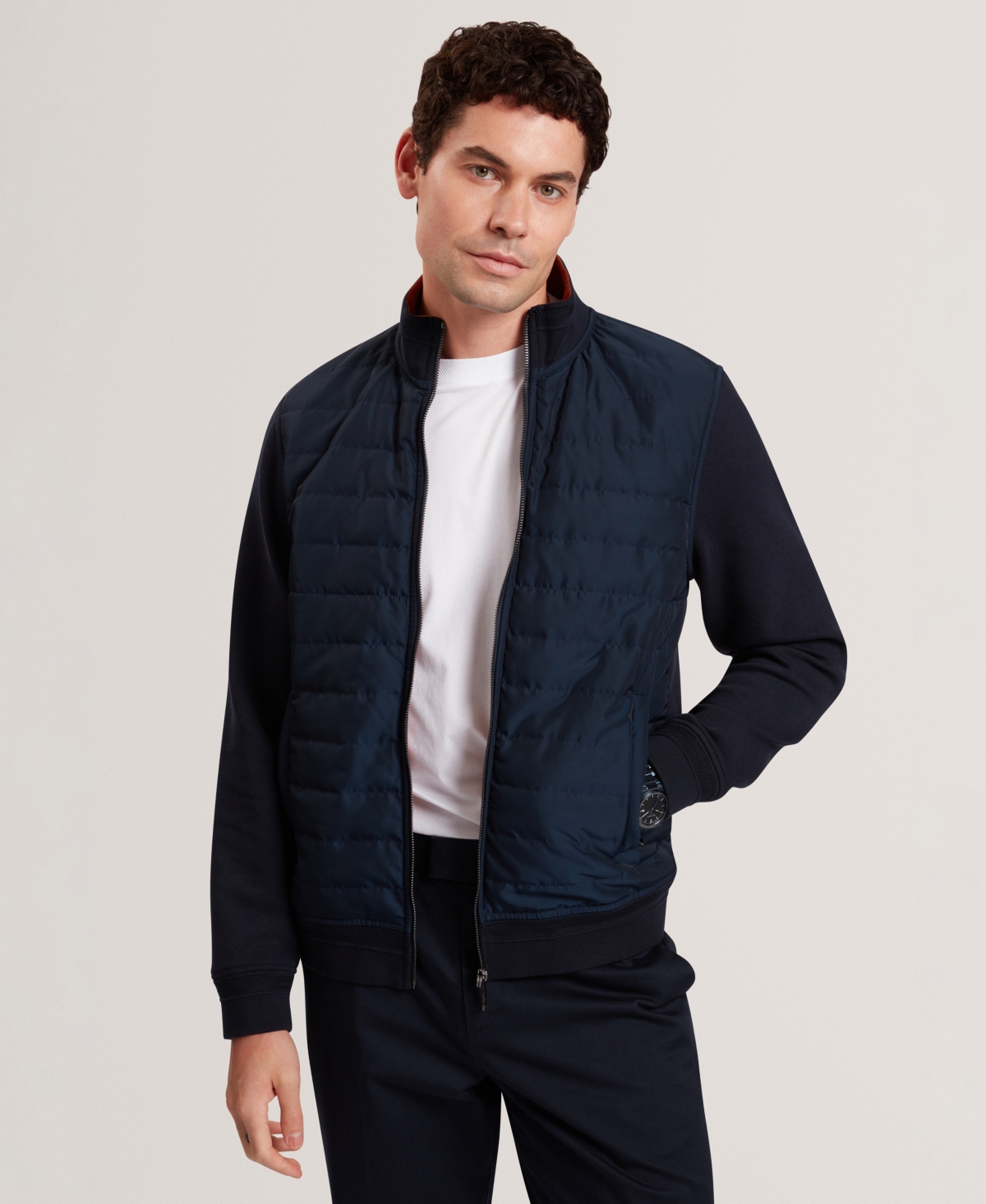 Click here for Ted Baker Mens Durano Quilted Jacket - Navy prices