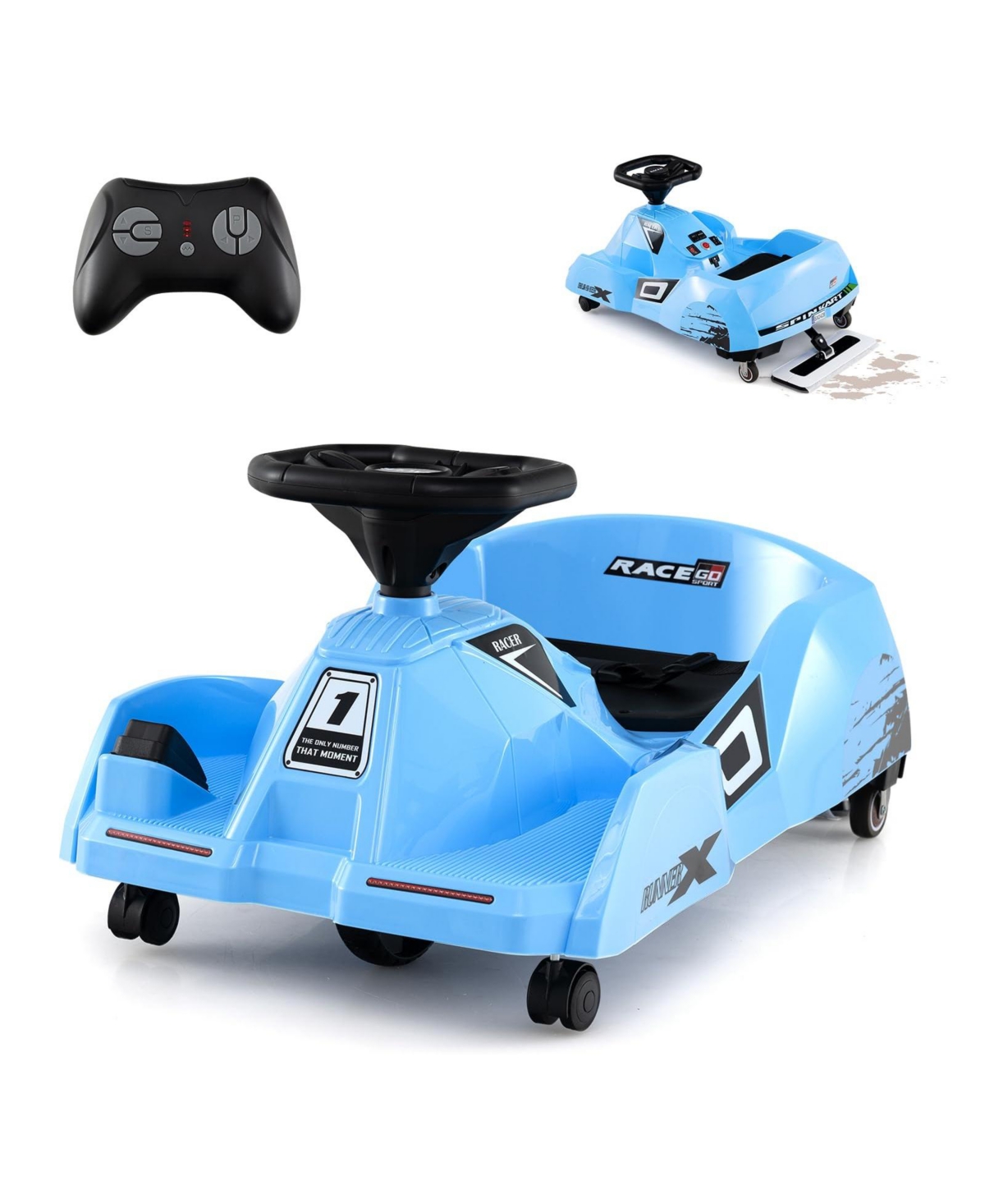 Click here for Mecale 12V Electric Cleaning Go Kart with Detachab... prices