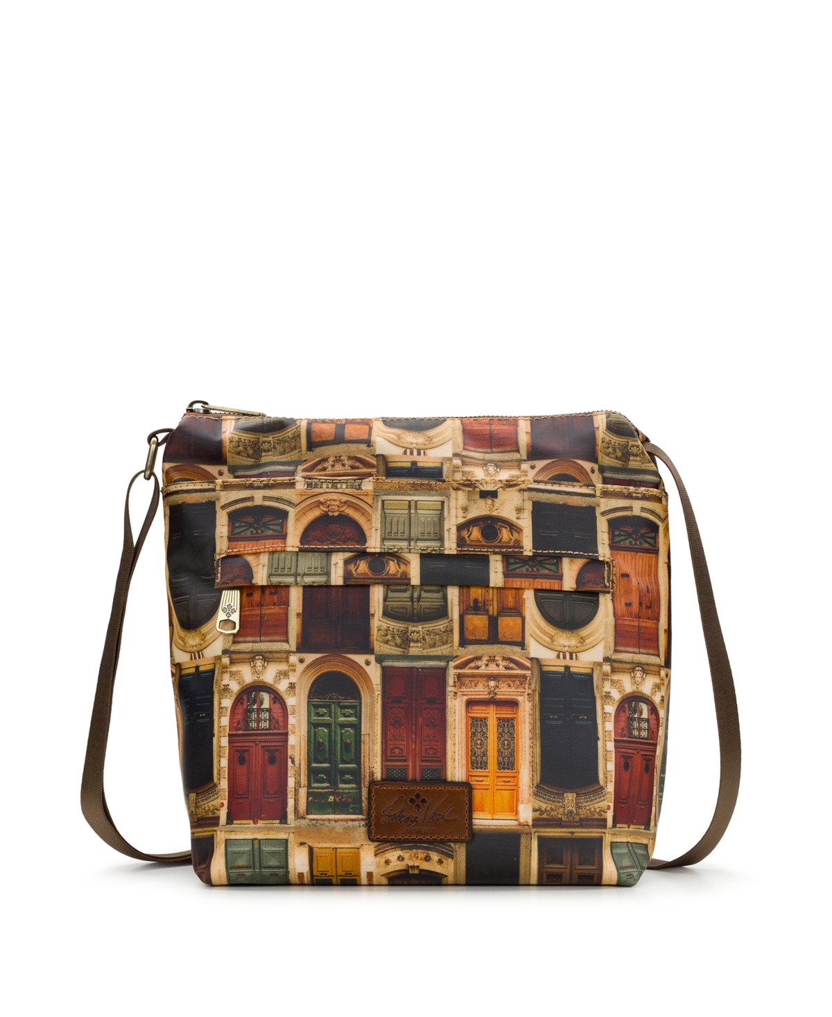 Click here for Patricia Nash Carmini Canvas Crossbody Bag - Doorw... prices