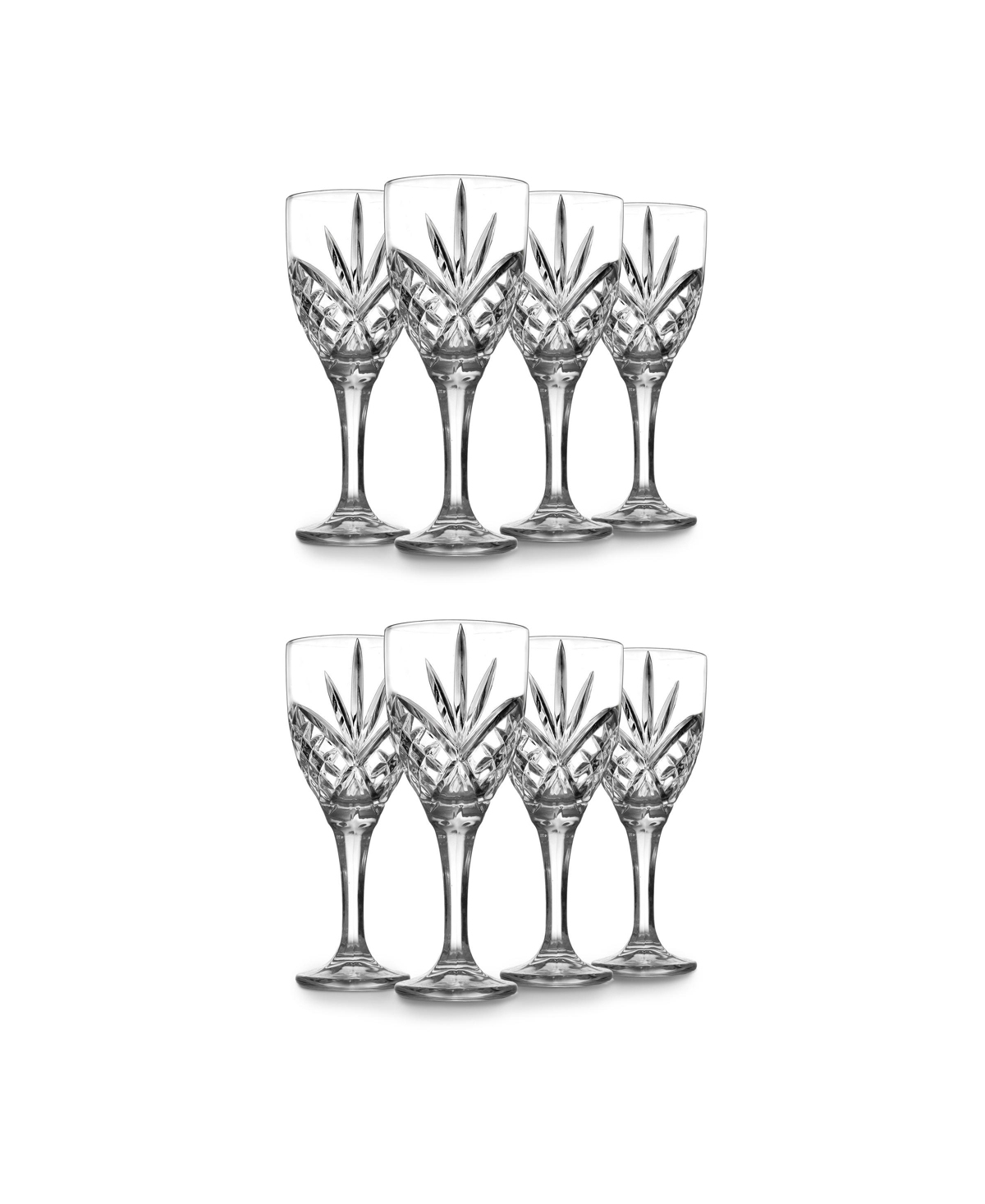 Click here for Godinger Dublin Crystal Wine Glasses  Set of 8 - C... prices