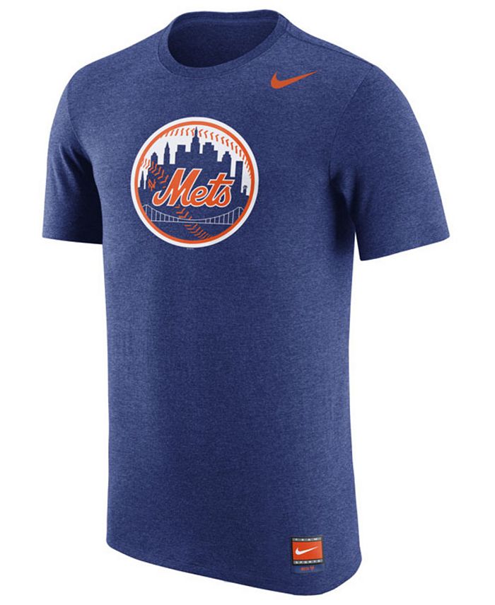 Nike Men's New York Mets Coop Tri-Blend T-Shirt - Macy's