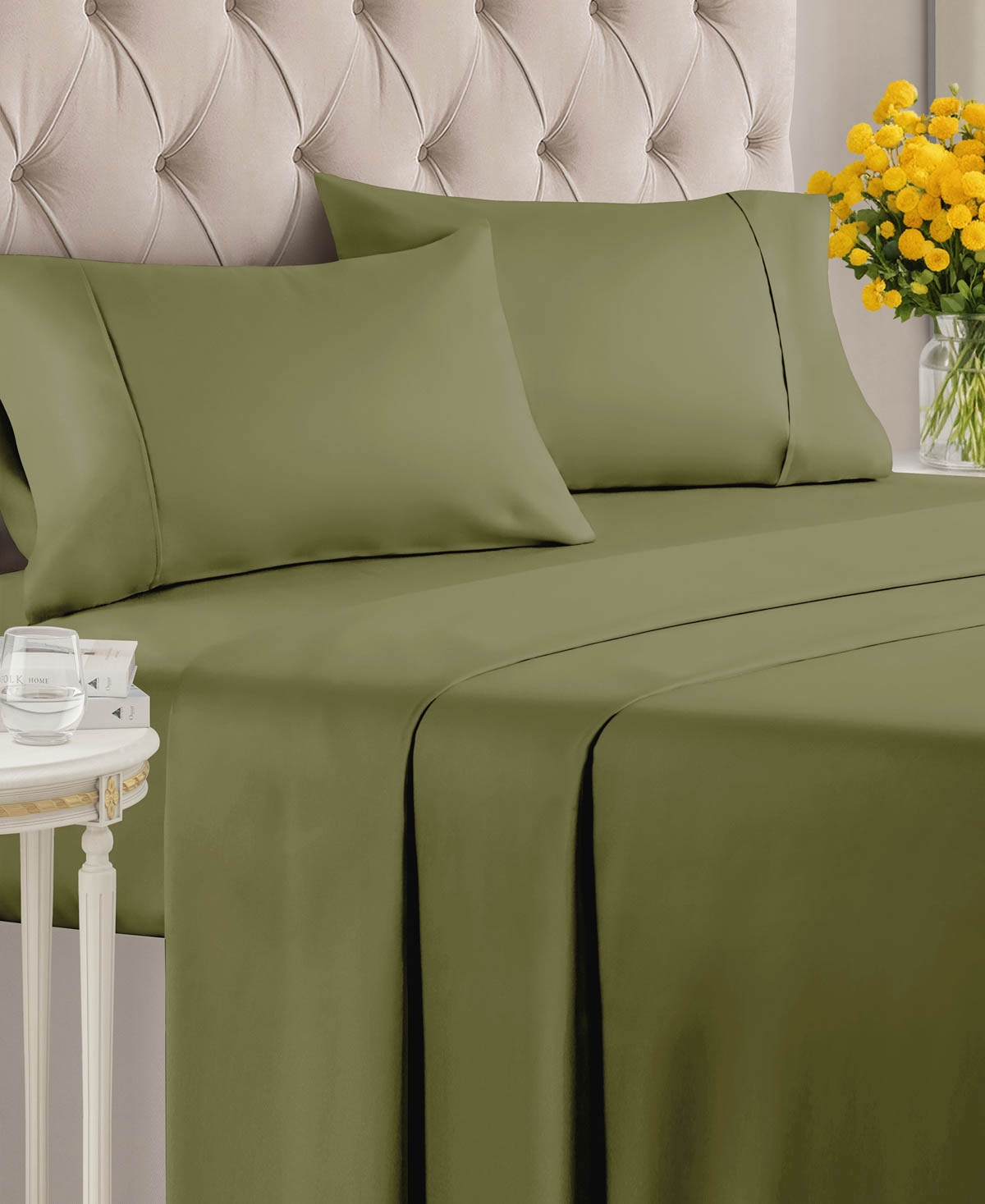 Click here for 4 Piece 100 Cotton 400 Thread Count Sheet Set - Ca... prices