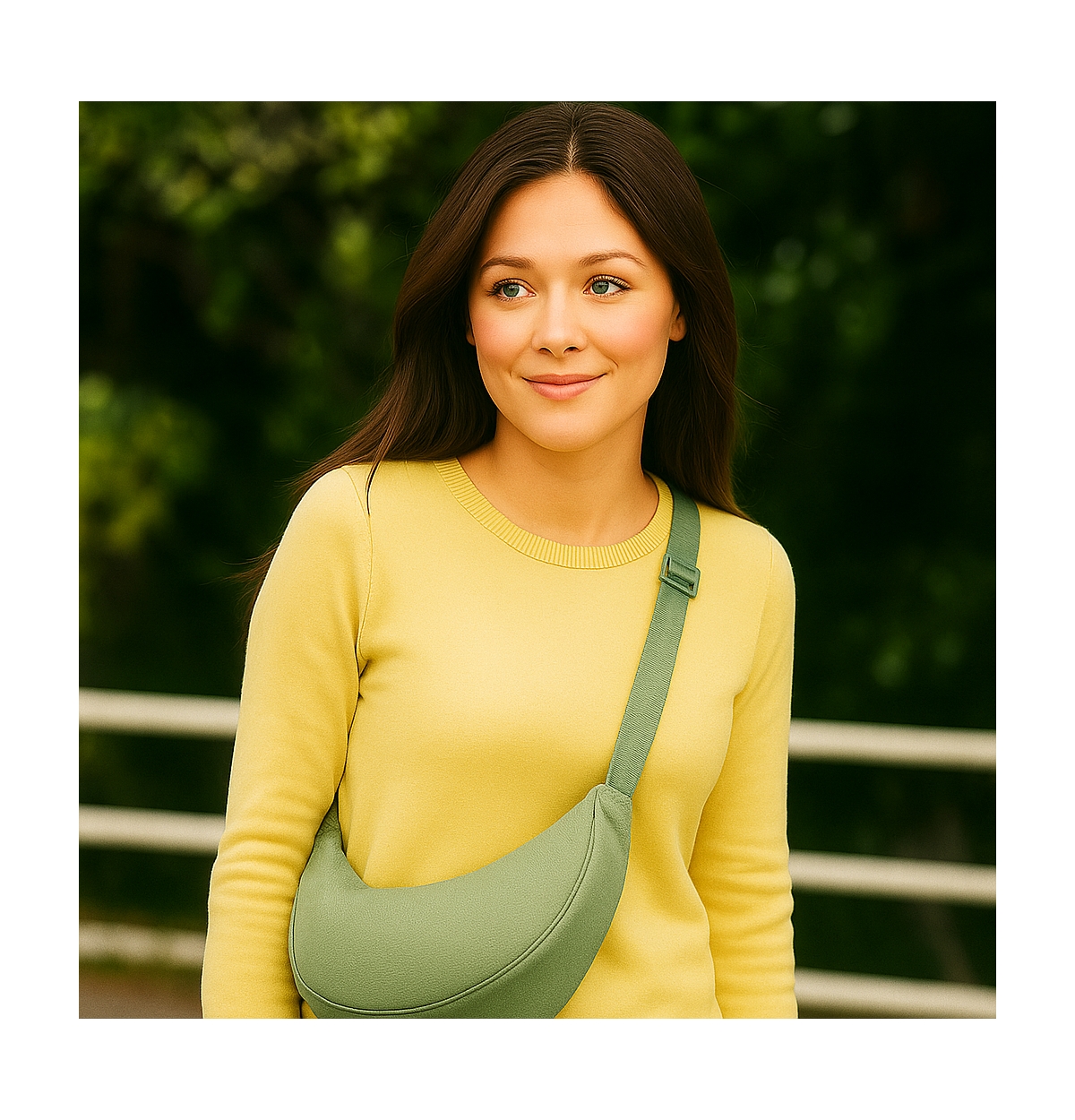 Click here for Clarissa Luna Arc Travel Bag - GREEN prices