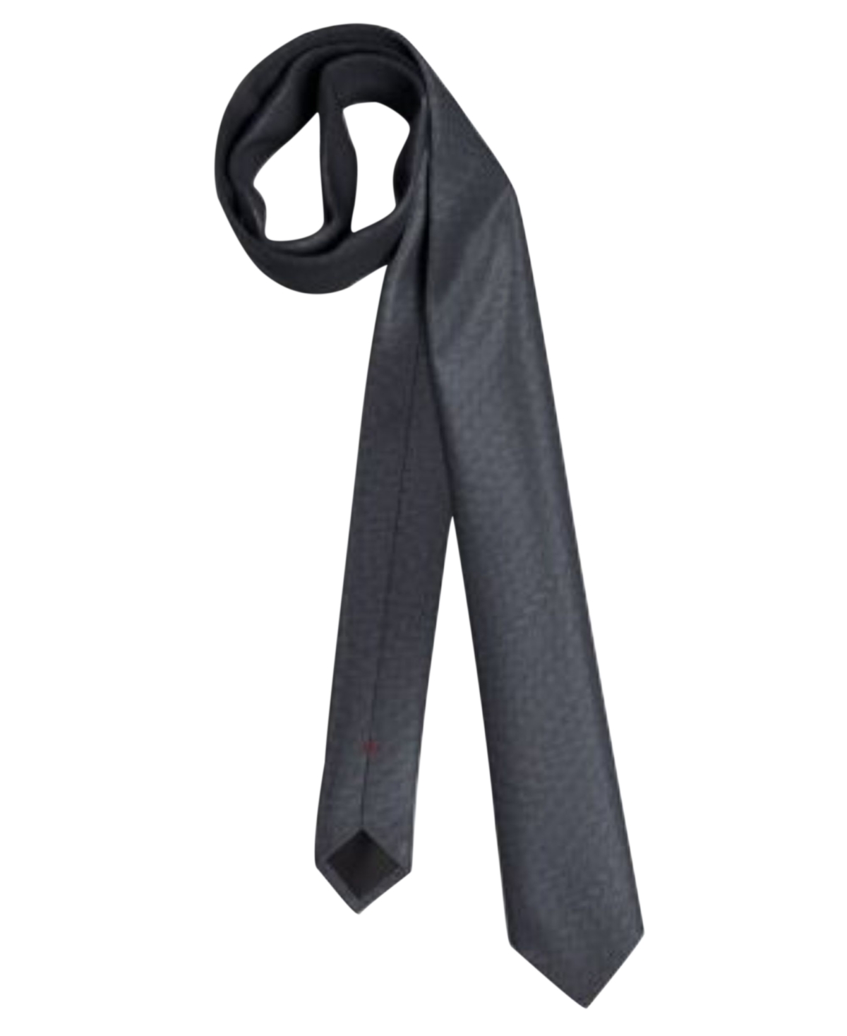 Click here for Hugo Boss Mens Solid Pattern Slim Tie - MED GRAY prices