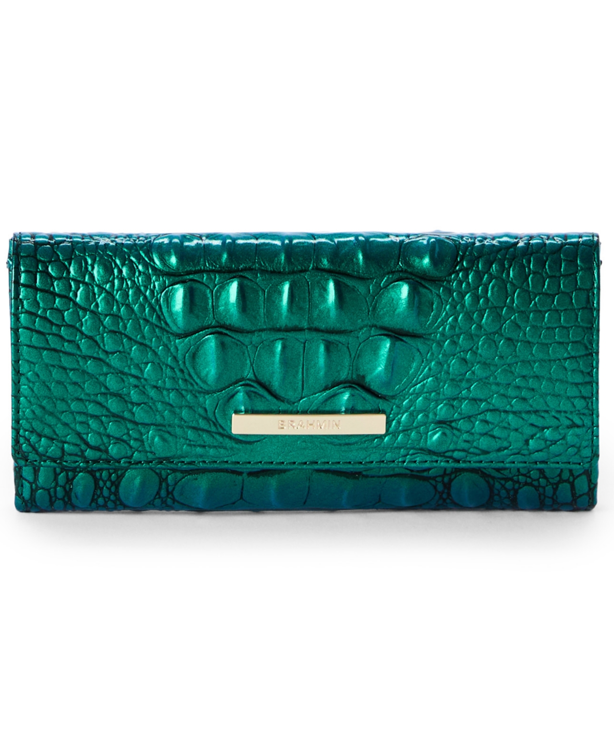 Click here for Brahmin Cordelia Embossed Leather Wallet - Mystic... prices