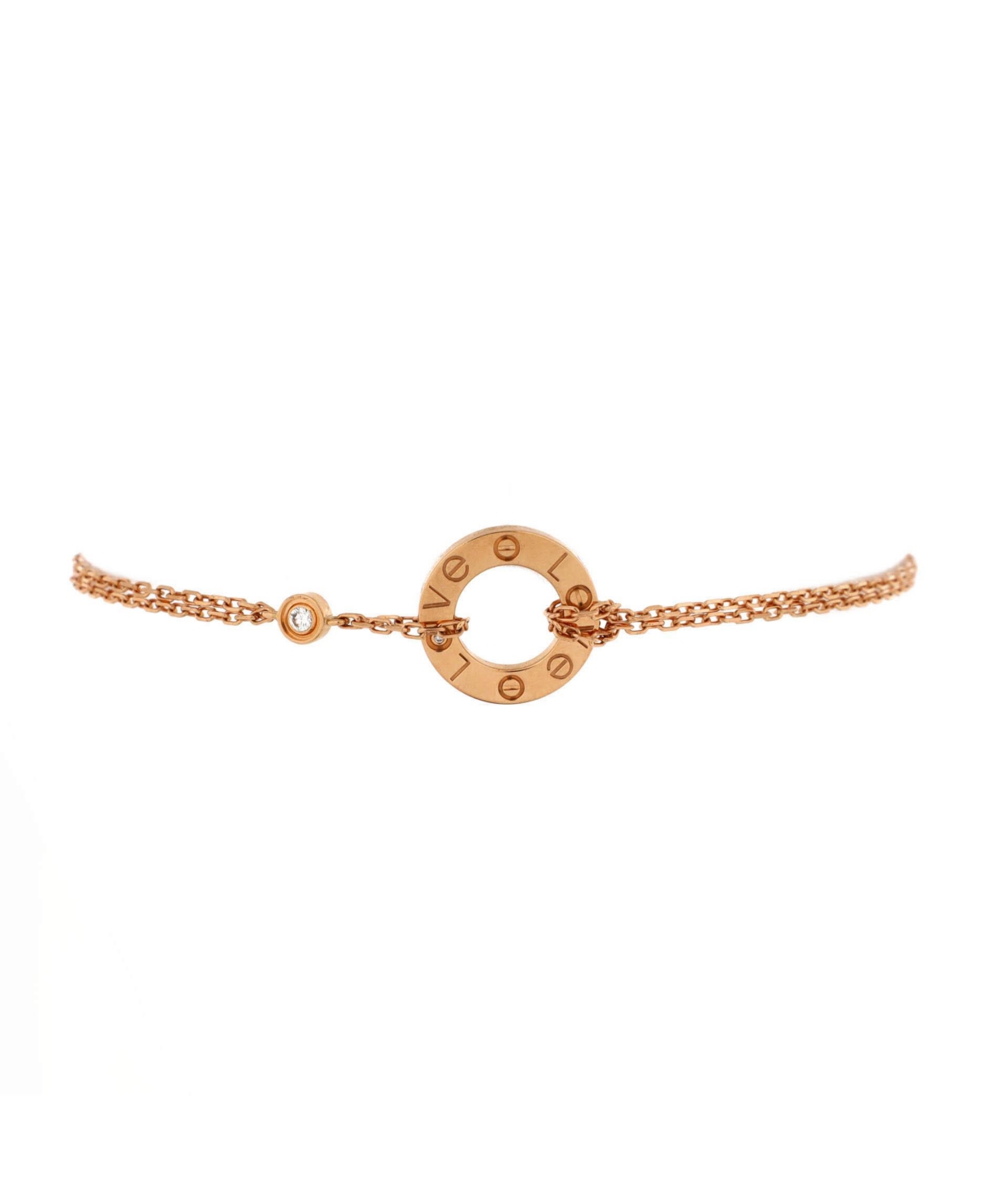 Click here for Pre-Owned Cartier 2 Diamonds Love Bracelet - 18k r... prices