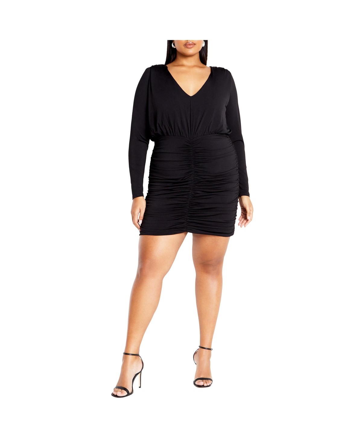 Click here for City Chic Womens Sassy Sue Dress - Black prices