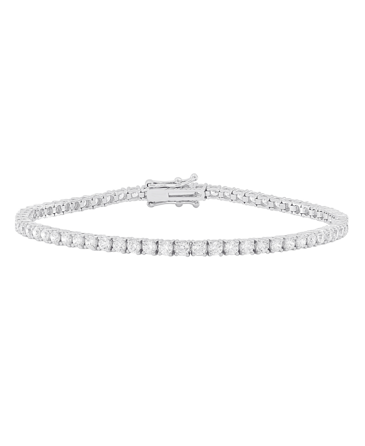 Click here for Macys Diamond Four Prong Tennis Bracelet (4 ct. t.... prices
