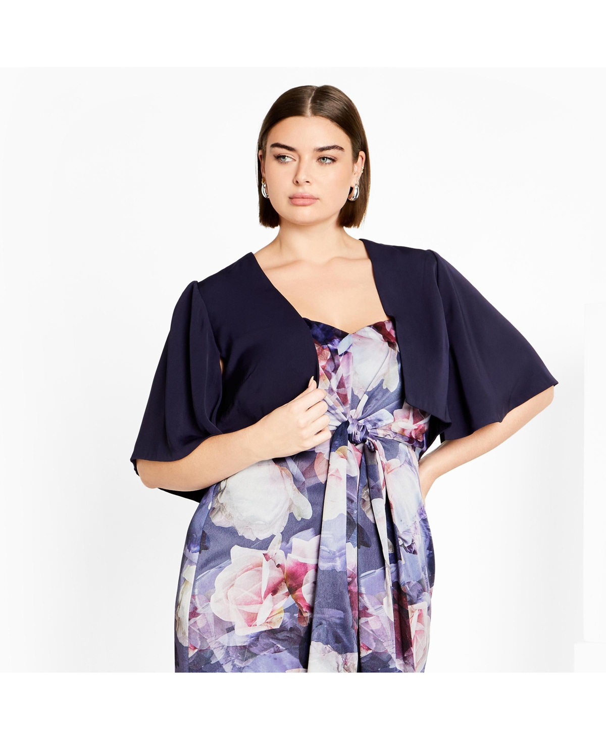 Click here for City Chic Womens Splendour Jacket - Navy prices