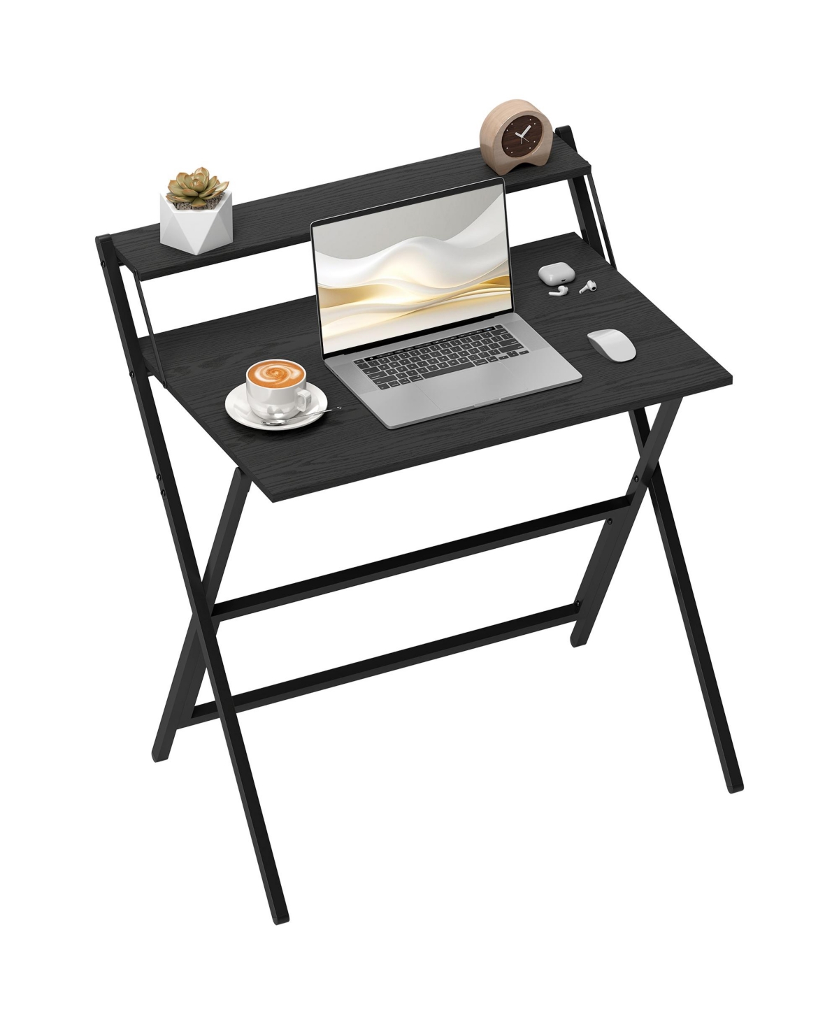 Click here for Homcom Small Folding Desk Foldable Computer Desk w... prices