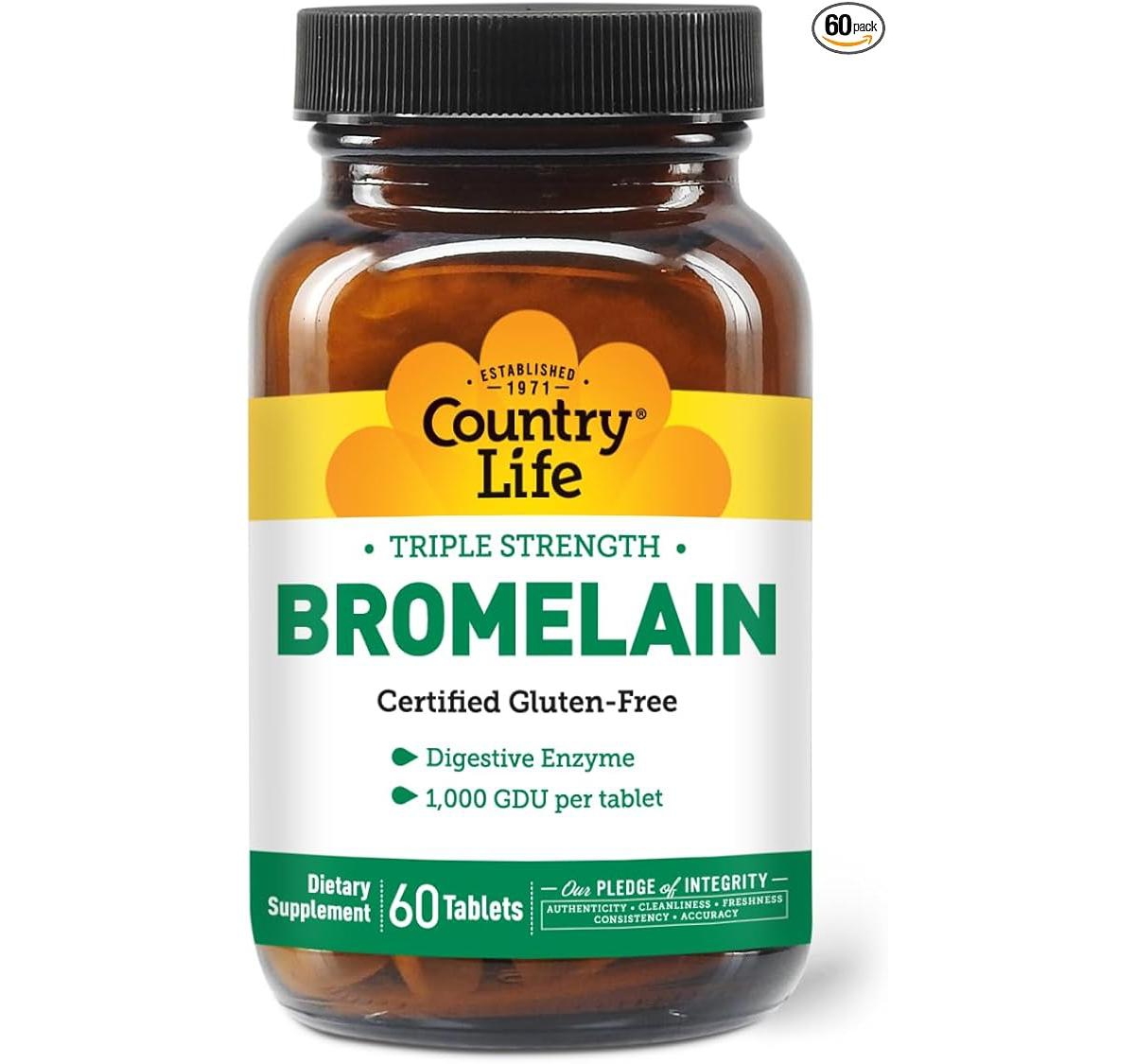 Click here for Country Life Triple Strength Bromelain  1000 Gdu... prices
