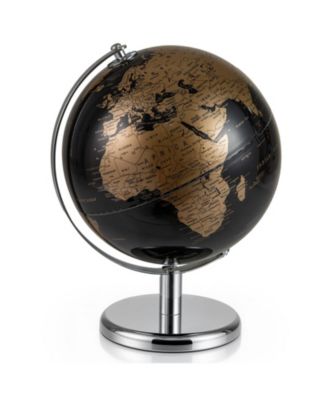 Mecale 8" World Globe Modern Decorative Tabletop Earth Globe - Macy's