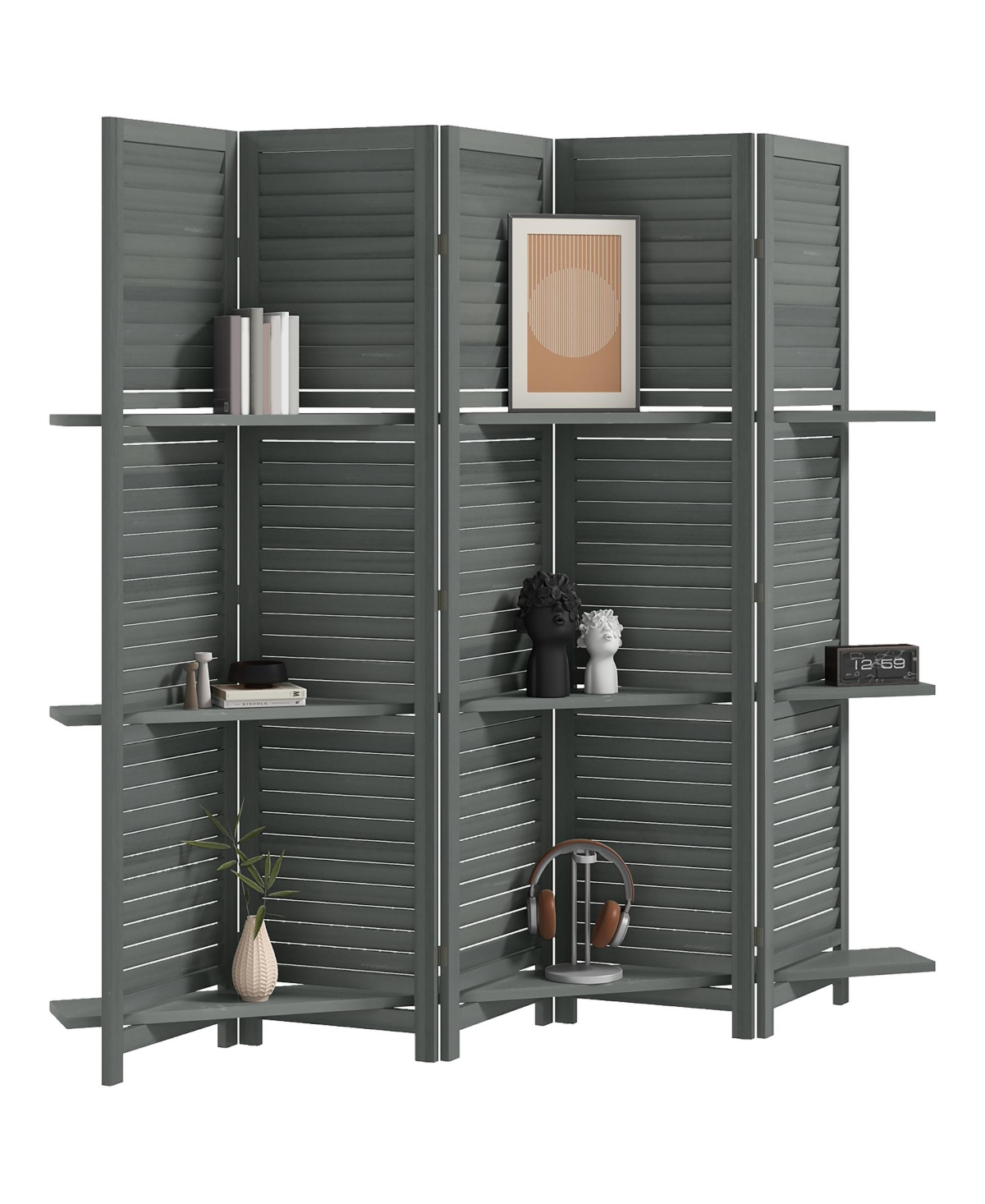 Click here for Homcom 5 Panel Privacy Screen  Room Divider with 3... prices