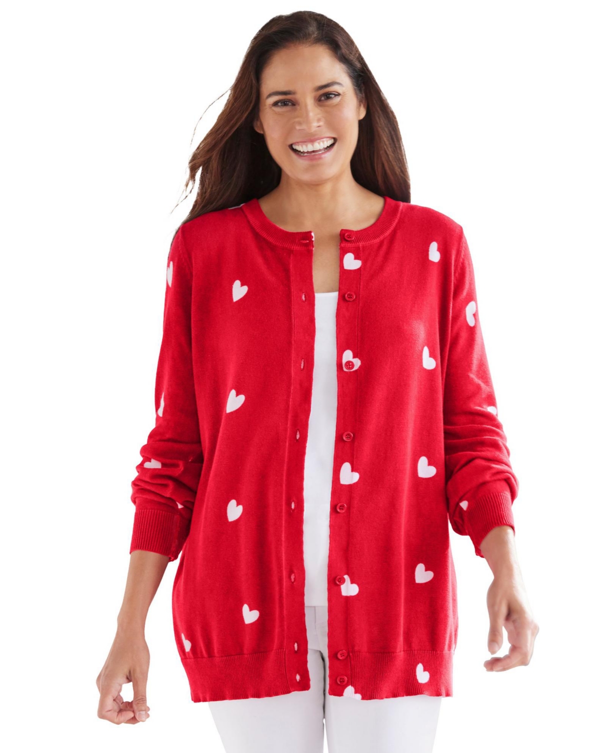 Click here for Woman Within Plus Size Within Perfect Long-Sleeve... prices