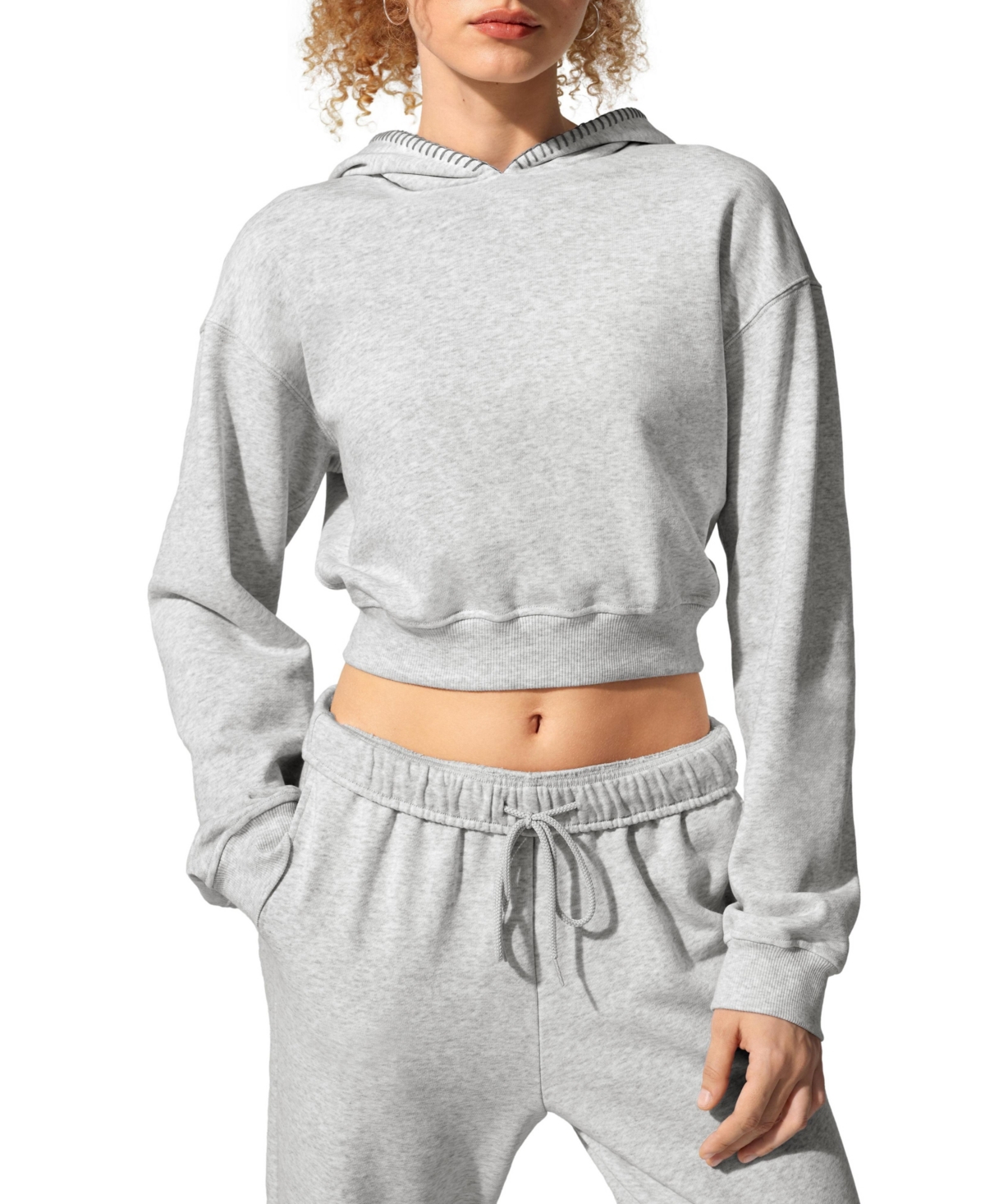 Click here for Lilysilk Cropped Fit Seamflow Poise Pullover Hoddi... prices