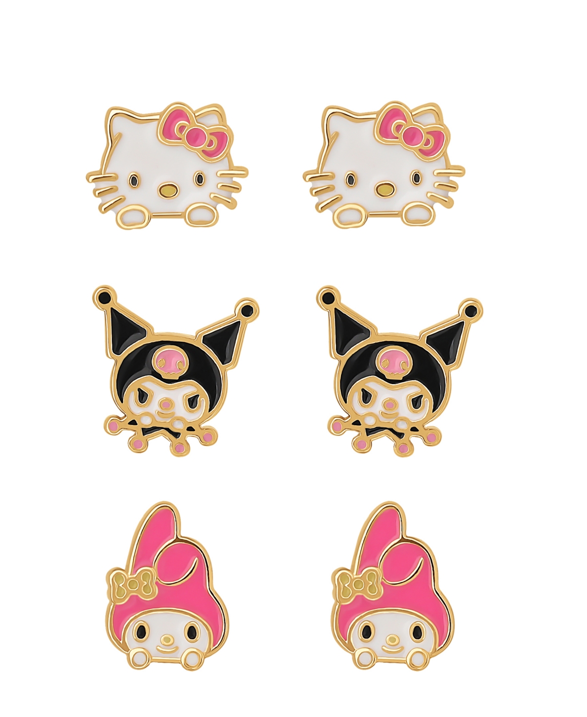 Click here for Macys 3-Pc. Friends Earrings Set in 18K Yellow Gol... prices