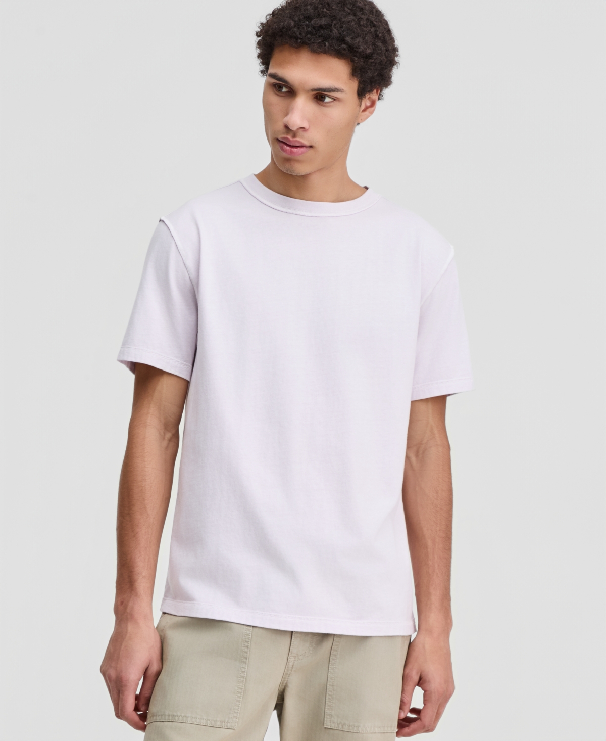 Click here for Sun + Stone Mens Inside Out Regular-Fit T-Shirt  E... prices