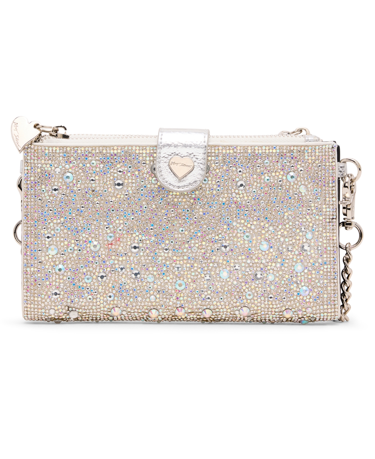 Click here for Betsey Johnson Rhinestone Wallet Crossbody Bag wit... prices