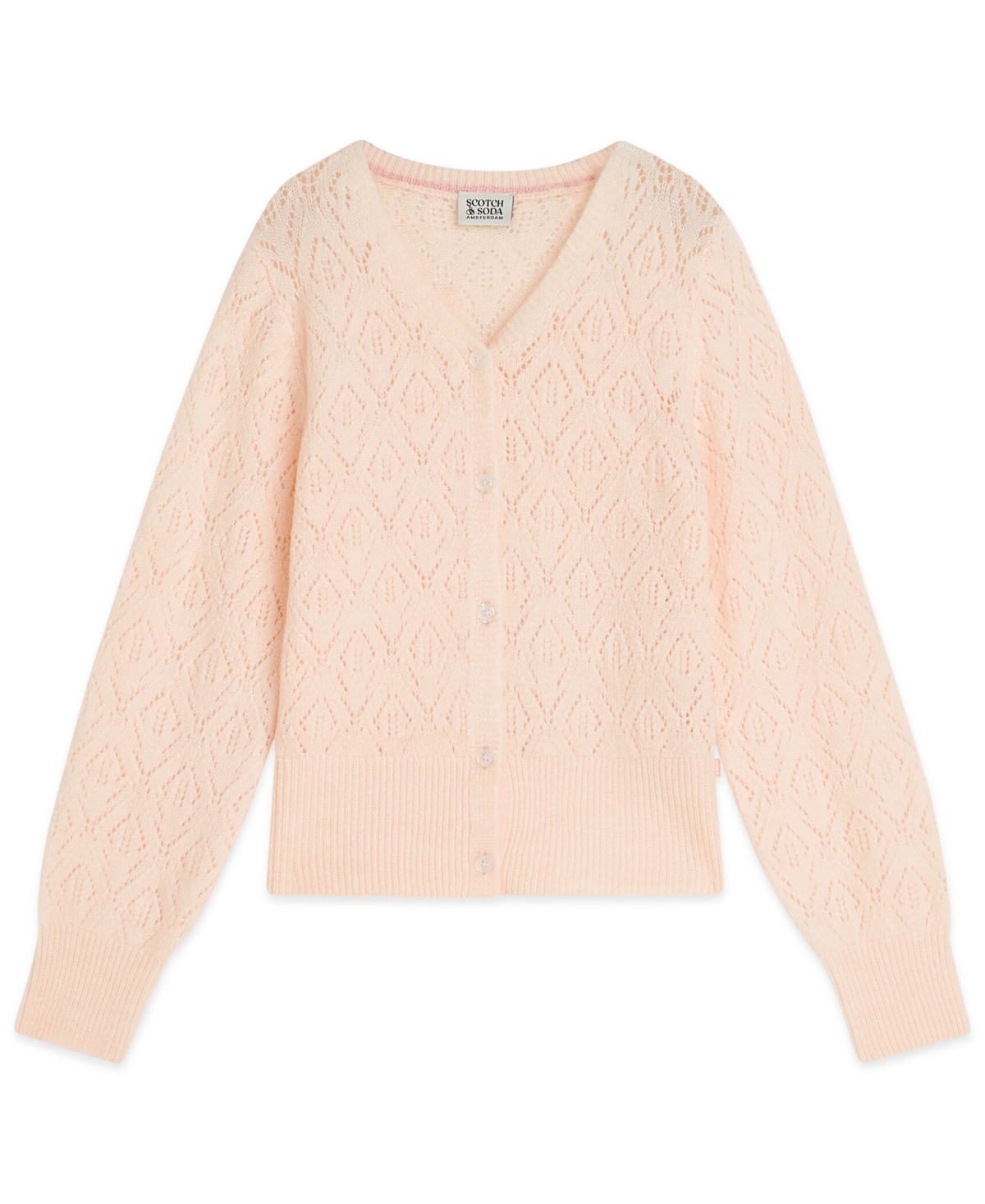 Click here for Scotch & Soda Girls 7-16 Pointelle Knit Sweater -... prices