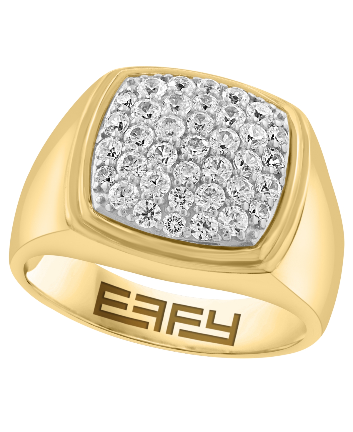 Click here for Effy Collection Mens White Zircon Ring (1-3/4 ct.... prices