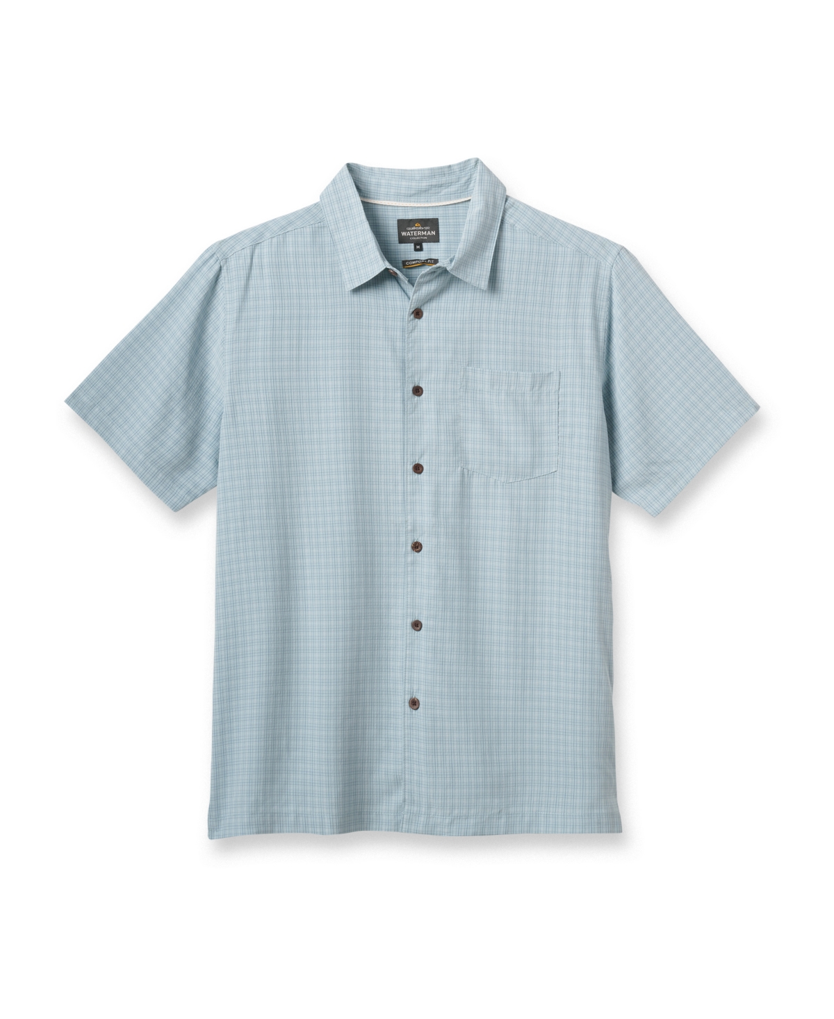 Click here for Quiksilver Waterman Mens Checkmate Regular-Fit Shi... prices