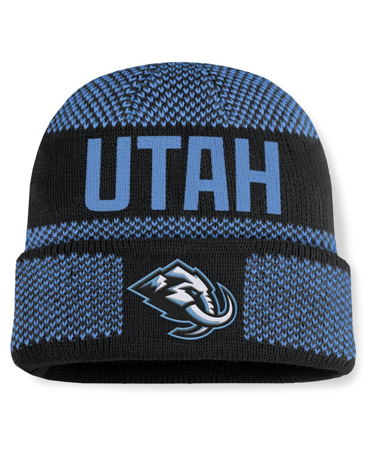 Click here for Fanatics Mens Black/Light Blue Utah Mammoth Fundam... prices