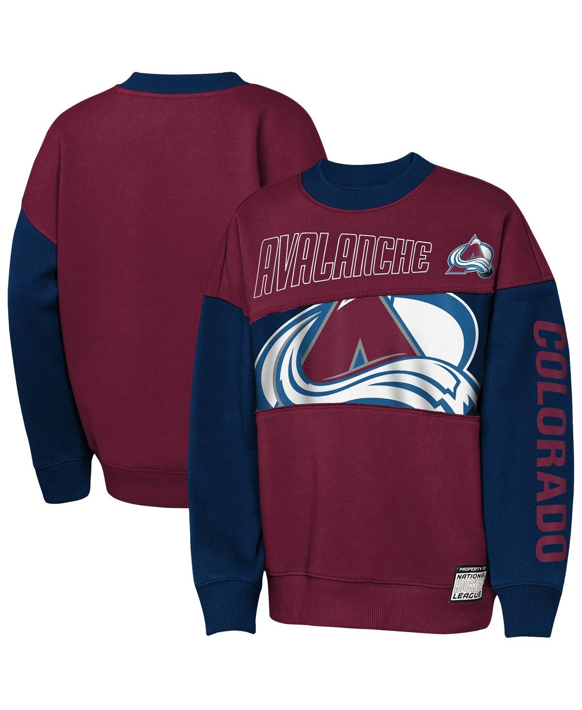 Click here for Outerstuff Big Boys and Girls Burgundy/Navy Colora... prices